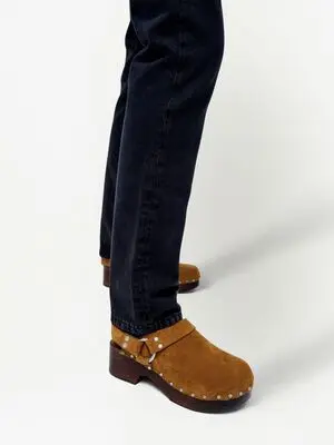 RE/DONE Suede Mules
