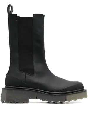 Off-White Calf Sponge Leather Chelsea Boots