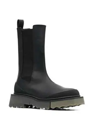 Off-White Calf Sponge Leather Chelsea Boots
