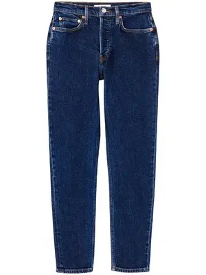 RE/DONE High-rise Ankle-length Jeans