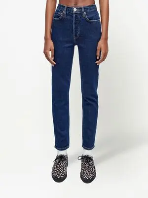 RE/DONE High-rise Ankle-length Jeans