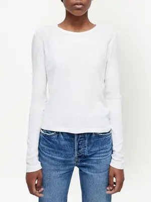 RE/DONE 90s Baby Long-sleeve T-shirt - White