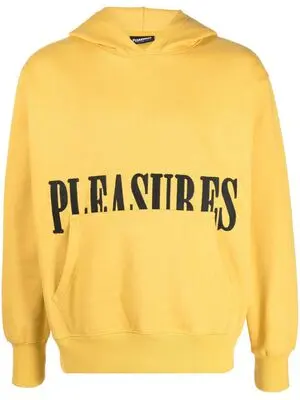 PLEASURES Logo-embroidered Hoodie