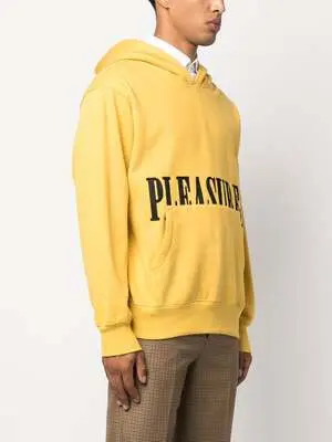 PLEASURES Logo-embroidered Hoodie