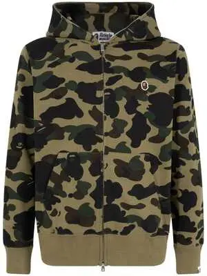 A BATHING APE 1st Camo One Point Full-zip Hoodie