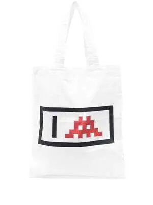 Comme Des Garçons Graphic-print Tote Bag - White