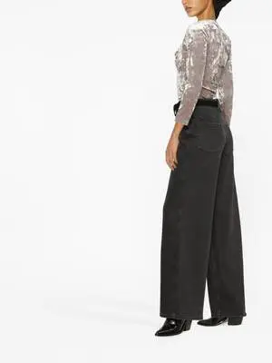 Isabel Marant Étoile Gubaia Velvet Top - Grey