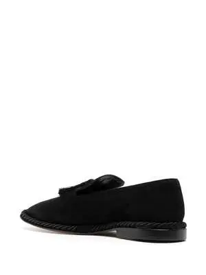 Clergerie Tassel-detail Suede Loafers