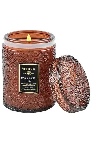 Voluspa Small Jar Candle In Metallic Bronze