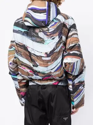 Natasha Zinko Puffer Boxy-cut Jacket - Multicolour