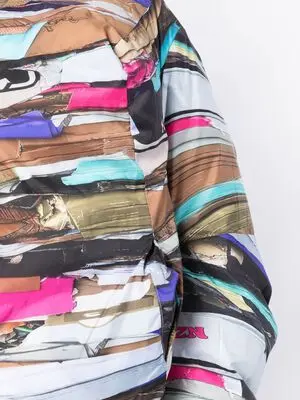 Natasha Zinko Puffer Boxy-cut Jacket - Multicolour
