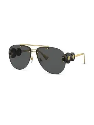 Versace Medusa Head Pilot-frame Sunglasses