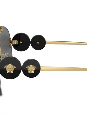 Versace Medusa Head Pilot-frame Sunglasses