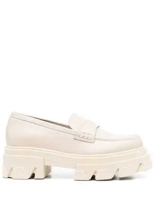 ALOHAS Trailblazer 55mm Leather Loafers - Neutrals