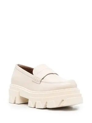 ALOHAS Trailblazer 55mm Leather Loafers - Neutrals