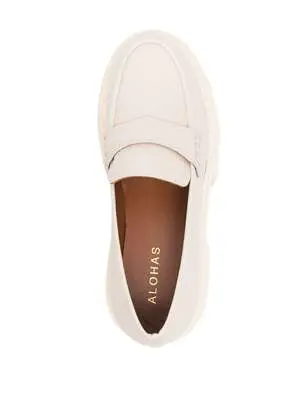 ALOHAS Trailblazer 55mm Leather Loafers - Neutrals