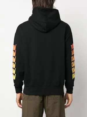 Aries Logo Print Hoodie