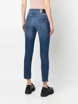 DONDUP Slim-cut Cropped Jeans