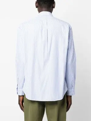 Polo Ralph Lauren Embroidered-pony Striped Shirt