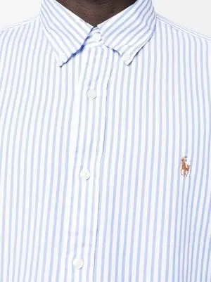 Polo Ralph Lauren Embroidered-pony Striped Shirt
