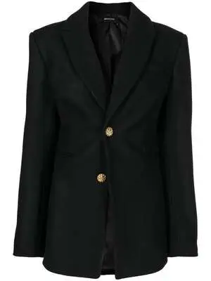 ANOUKI Single-breasted Wool Blazer