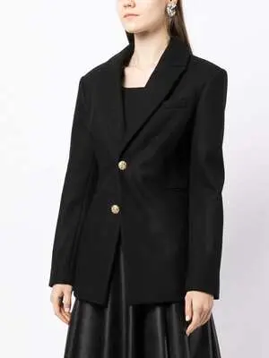 ANOUKI Single-breasted Wool Blazer