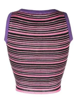 CORMIO Striped Knitted Top