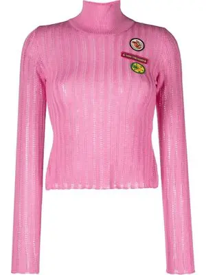 CORMIO Anna Badge-embroidered Jumper