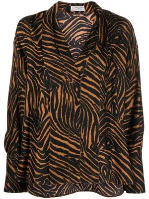 Alberto Biani Animal-print Blouse