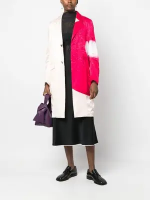 Issey Miyake Graphic Button-up Coat