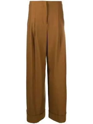 ALBERTA FERRETTI Alberta Ferretti High-Waisted Wide-Leg Trousers