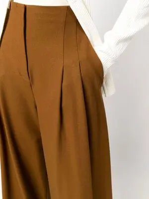 Alberta Ferretti High-waisted Wid-leg Trousers