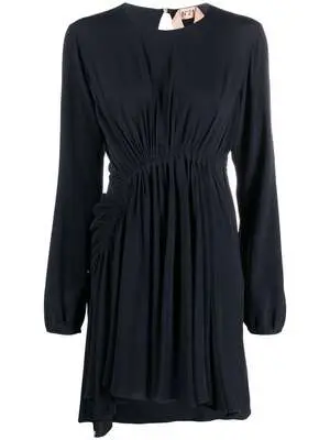 N°21 Asymmetric Hem Mini Dress