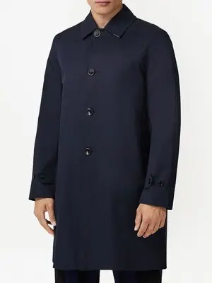 Burberry The Mid-length Paddington Heritage Car Coat - Blue