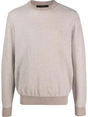 BILLIONAIRE Ribbed Merino-wool Jumper