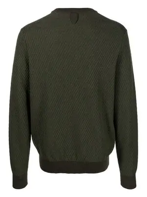 BILLIONAIRE Round-neck Knit Jumper - Green