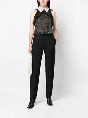Alberta Ferretti Pleated Fil-coupé Top