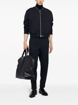 JIL SANDER Zip-up Bomber Jacket - Blue