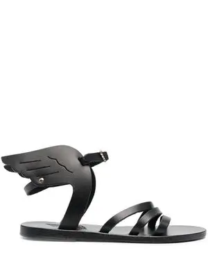 ANCIENT GREEK SANDALS Wing Sandals - Black