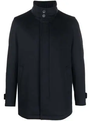 Herno Quilted High-neck Wool Jacket