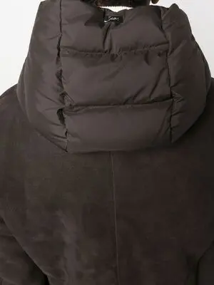 Herno Hooded Sheepskin-shearling Jacket