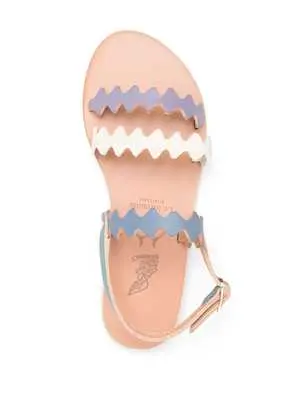 ANCIENT GREEK SANDALS Leather Double-strap Sandals