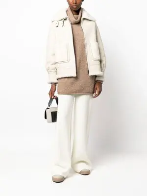 LISKA Oversize Shearling Jacket