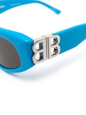 Balenciaga Dynasty D-frame Sunglasses - Blue