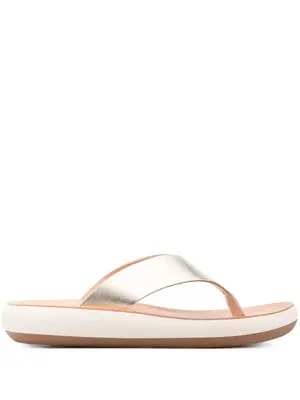 ANCIENT GREEK SANDALS Metallic Leather Sandals