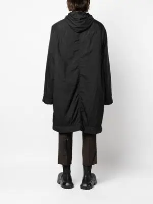 Rick Owens Hooded Quilted Coat