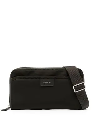 AGNÈS B. Logo-patch Messenger Bag