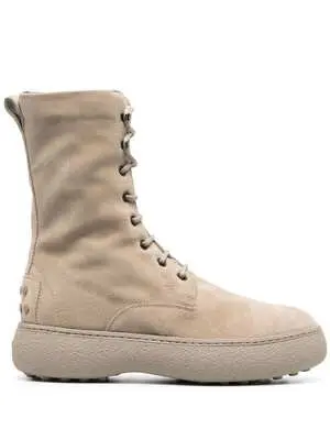 TOD'S Stud-detailing Ankle Boots - Neutrals