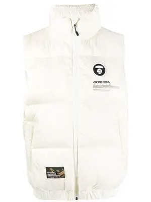 AAPE BY *A BATHING APE® Logo-patch Padded Gilet