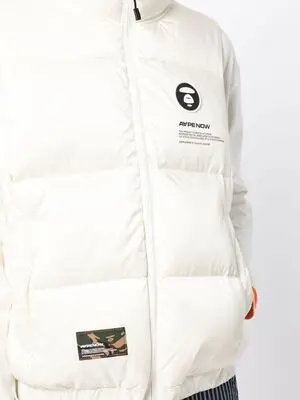 AAPE BY *A BATHING APE® Logo-patch Padded Gilet
